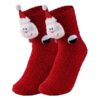 Red Christmas Socks With Santa In UK, USA And Canada